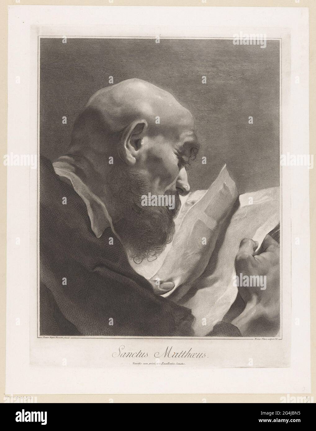 Apostle Matthew; Sanctus Matthaeus; Apostles. Numbered at the bottom ...
