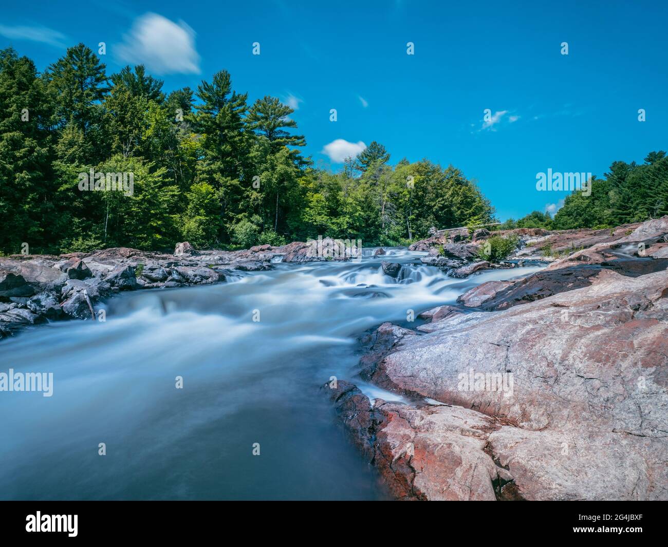 River in Canada, rapids, nature, national park Stock Photo - Alamy