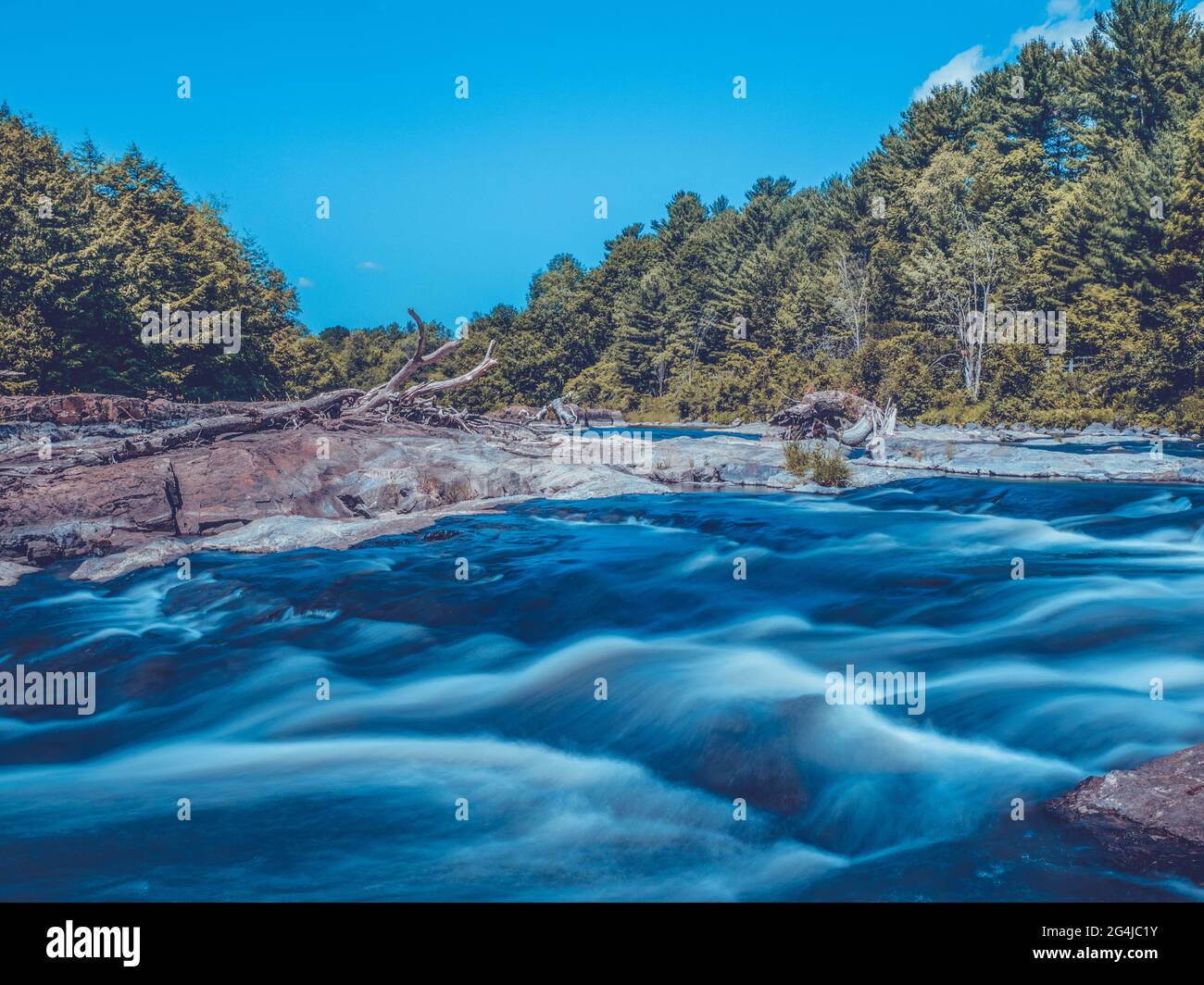 River in Canada, rapids, nature, national park Stock Photo - Alamy