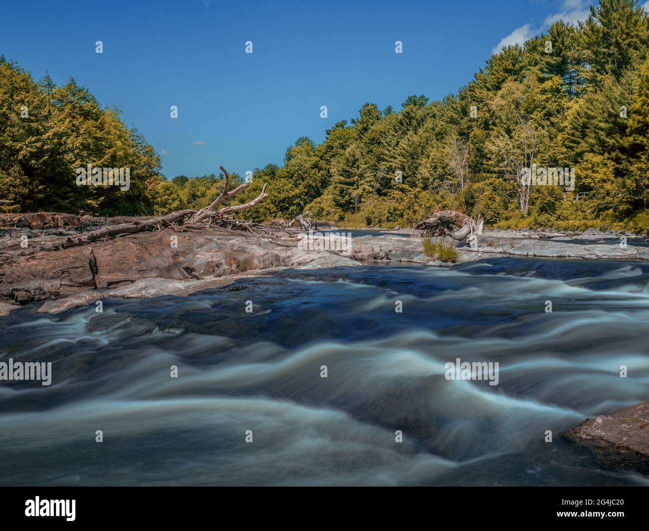 River in Canada, rapids, nature, national park Stock Photo - Alamy