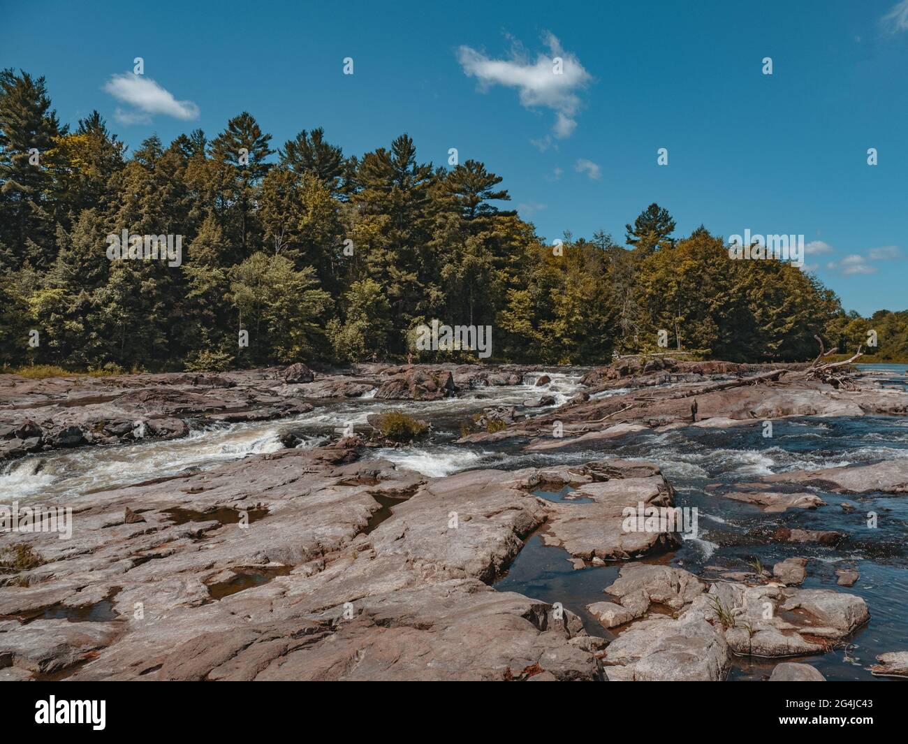 River in Canada, rapids, nature, national park Stock Photo - Alamy
