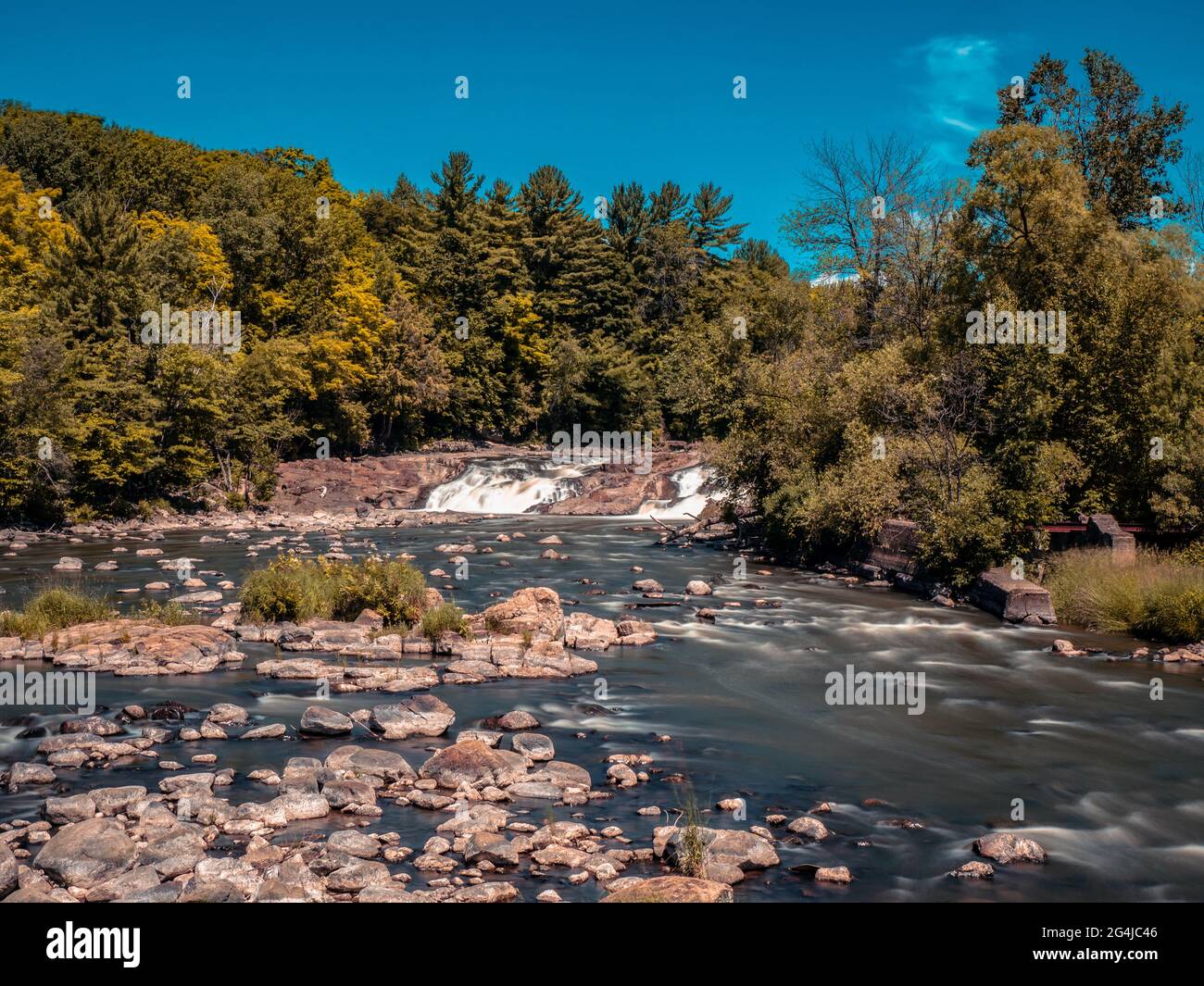 River in Canada, rapids, nature, national park Stock Photo - Alamy