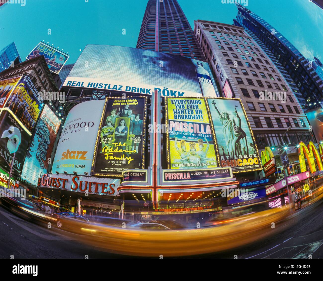 2010 HISTORICAL MUSICALS THEATER AWNINGS TIMES SQUARE MIDTOWN MANHATTAN ...