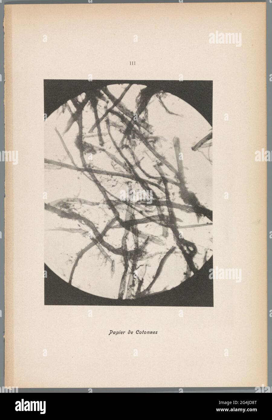 Iii cotton paper. Plaat ITU accurate historical Stock Photo - Alamy