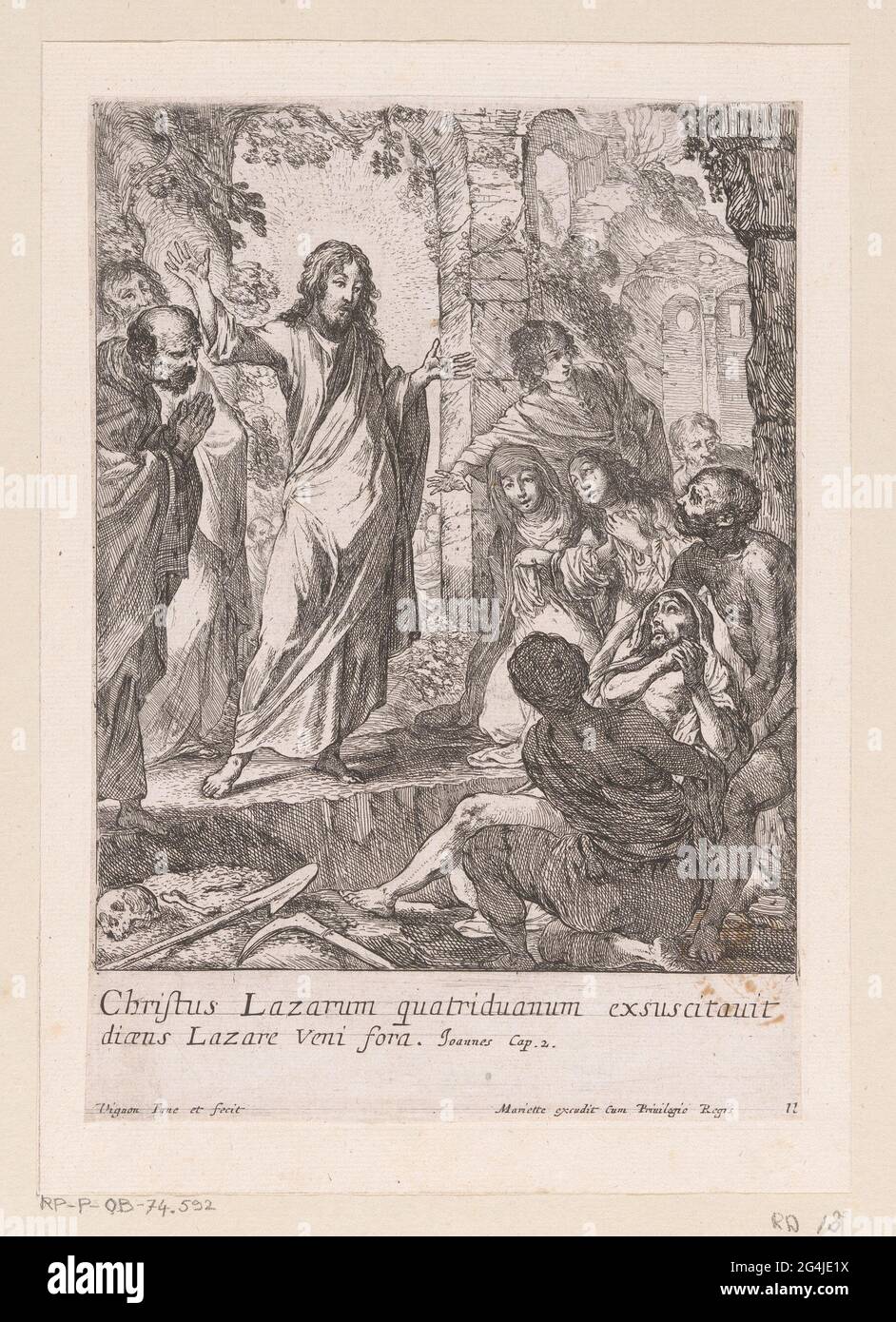 Lazarus generation; The Miracles of Jesus Christ Stock Photo - Alamy