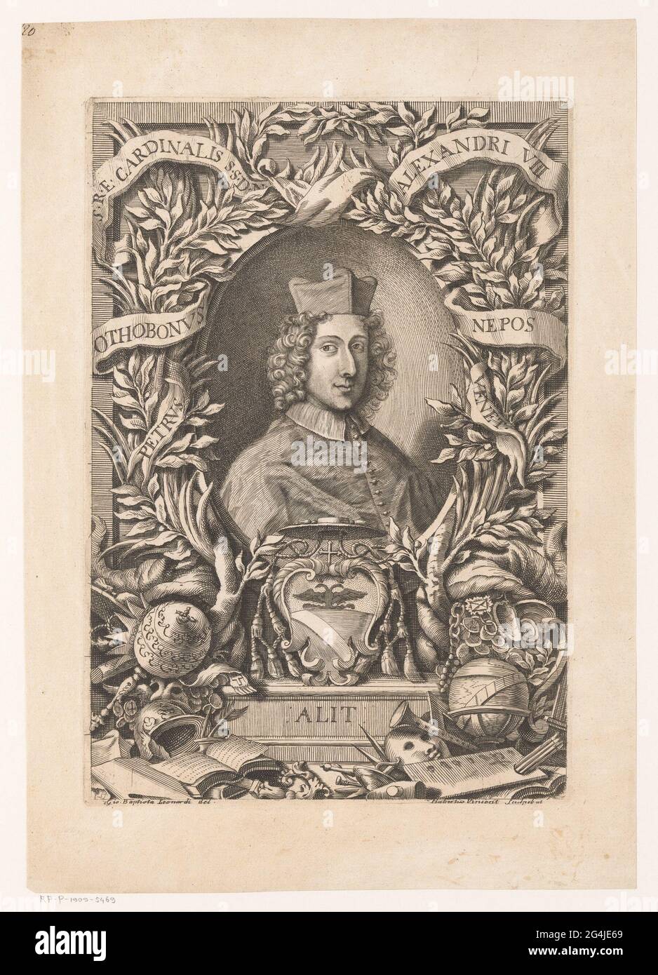 Portrait of Cardinal Pietro Vito Ottoboni Stock Photo - Alamy