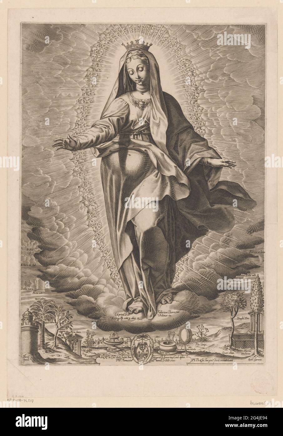 Immaculate Conception of Maria Stock Photo - Alamy