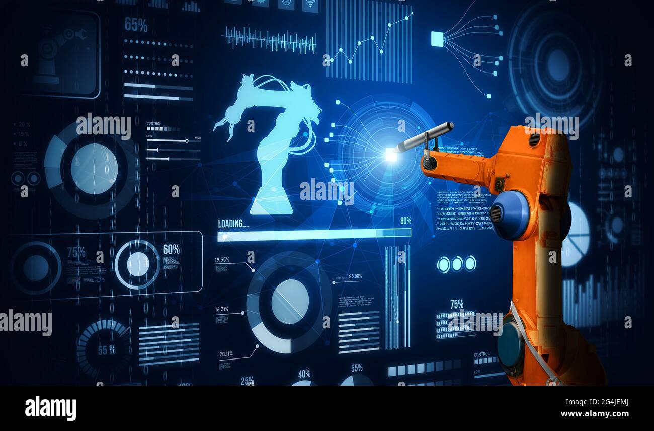 Artificial intelligence robot math hi-res stock photography and images ...