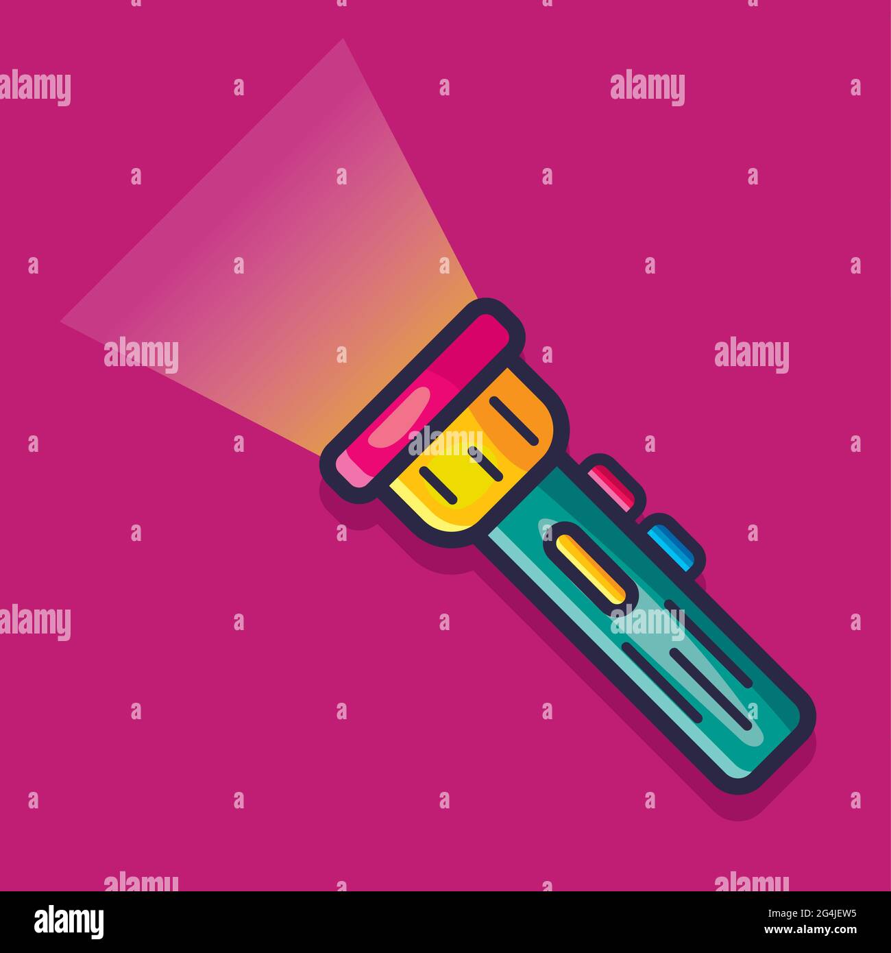 Floodlight Icon Cartoon Style High Resolution Stock Photography and ...