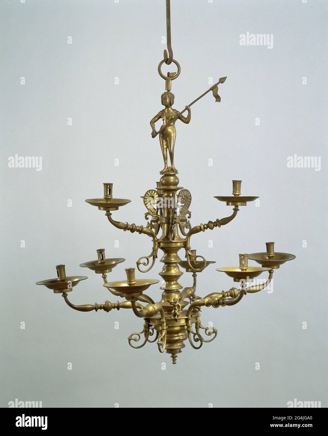 . Large arm with the accompanying fat catcher and holder. The labeled ...