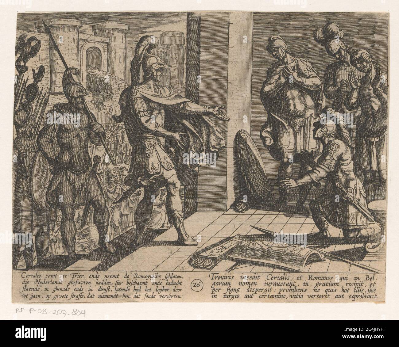 Cerialis forgives Roman soldiers who had helped Julius Civilis; The ...