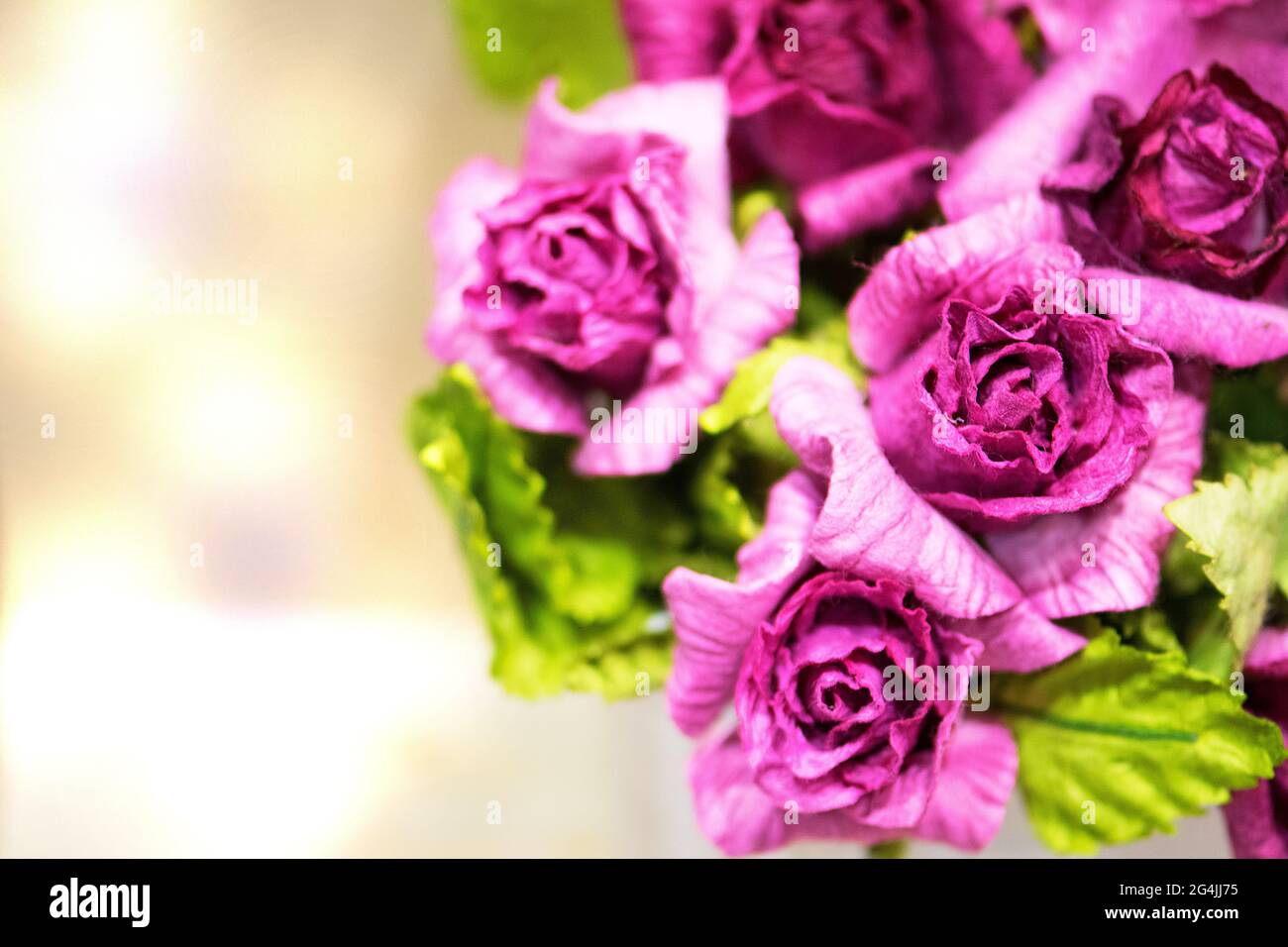 flower artificial from mulberry paper for background Stock Photo - Alamy