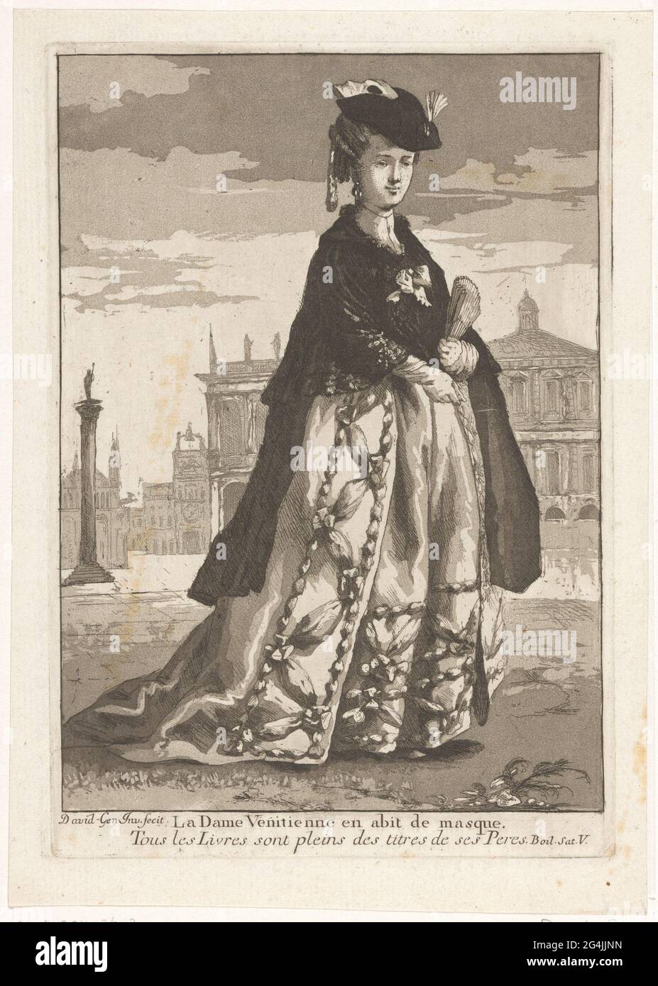 The Venetian lady; La Dame Venitienne and Abit de Masque; Various ...