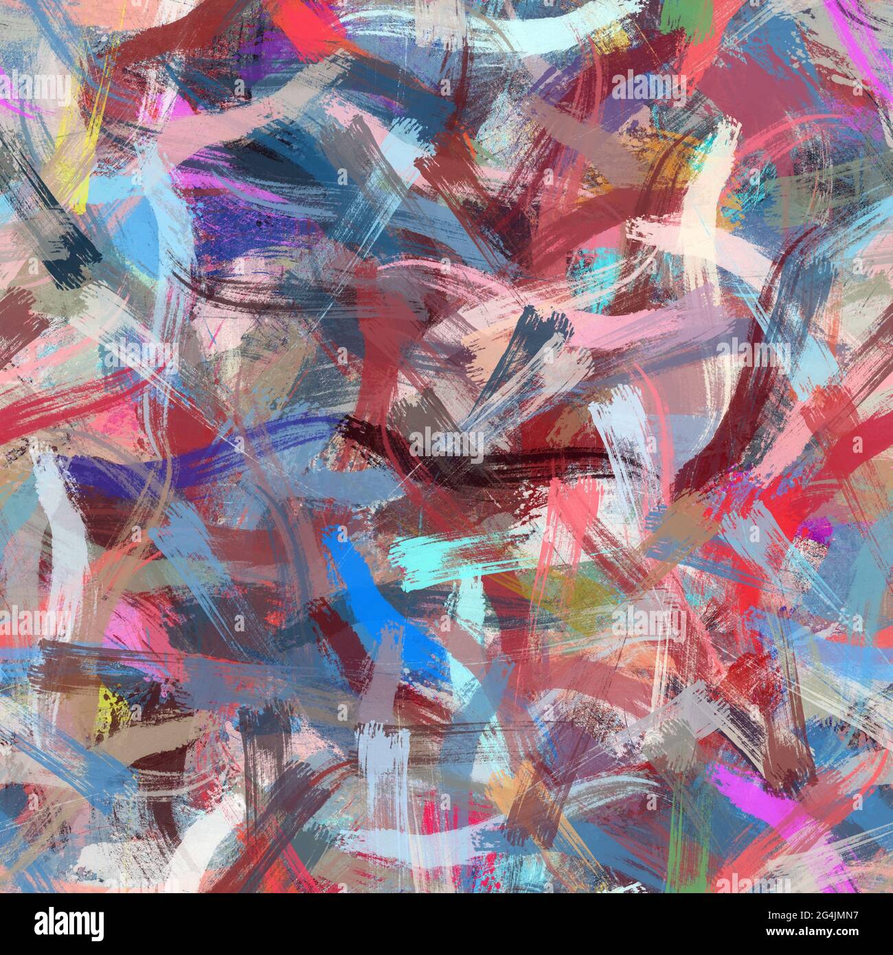 Seamless random faux digital paint stroke pattern print Stock Photo - Alamy