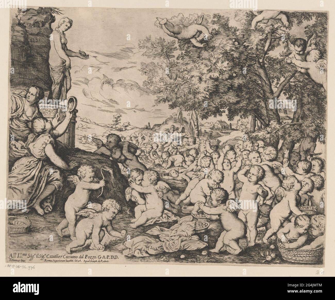 Venus and putti in a landscape hi-res stock photography and images - Alamy