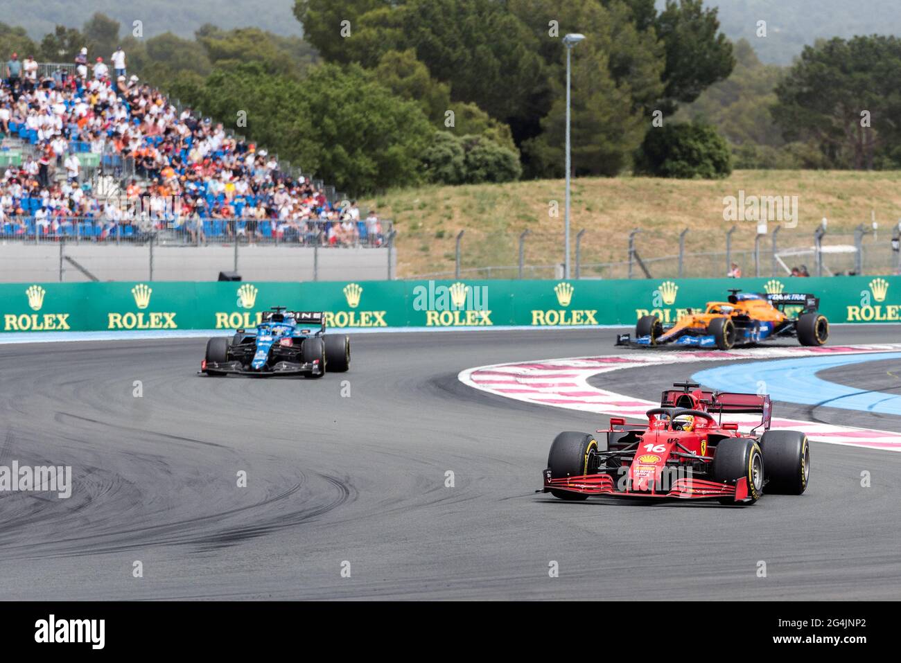 16 Charles Leclerc (MON Ferrari F1 Team), F1 Grand Prix of France at ...