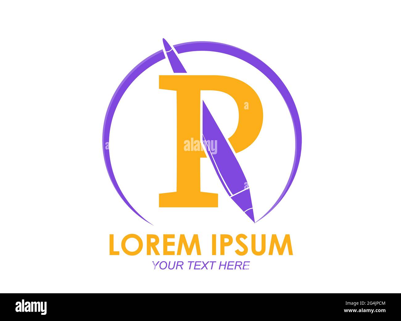 P logos vector vectors hi-res stock photography and images - Alamy