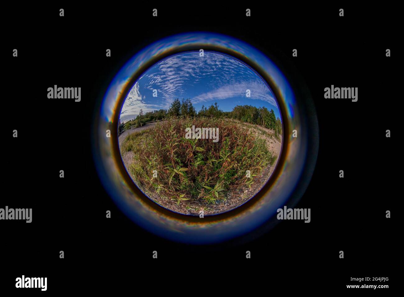 Fish eye view circular hi-res stock photography and images - Alamy