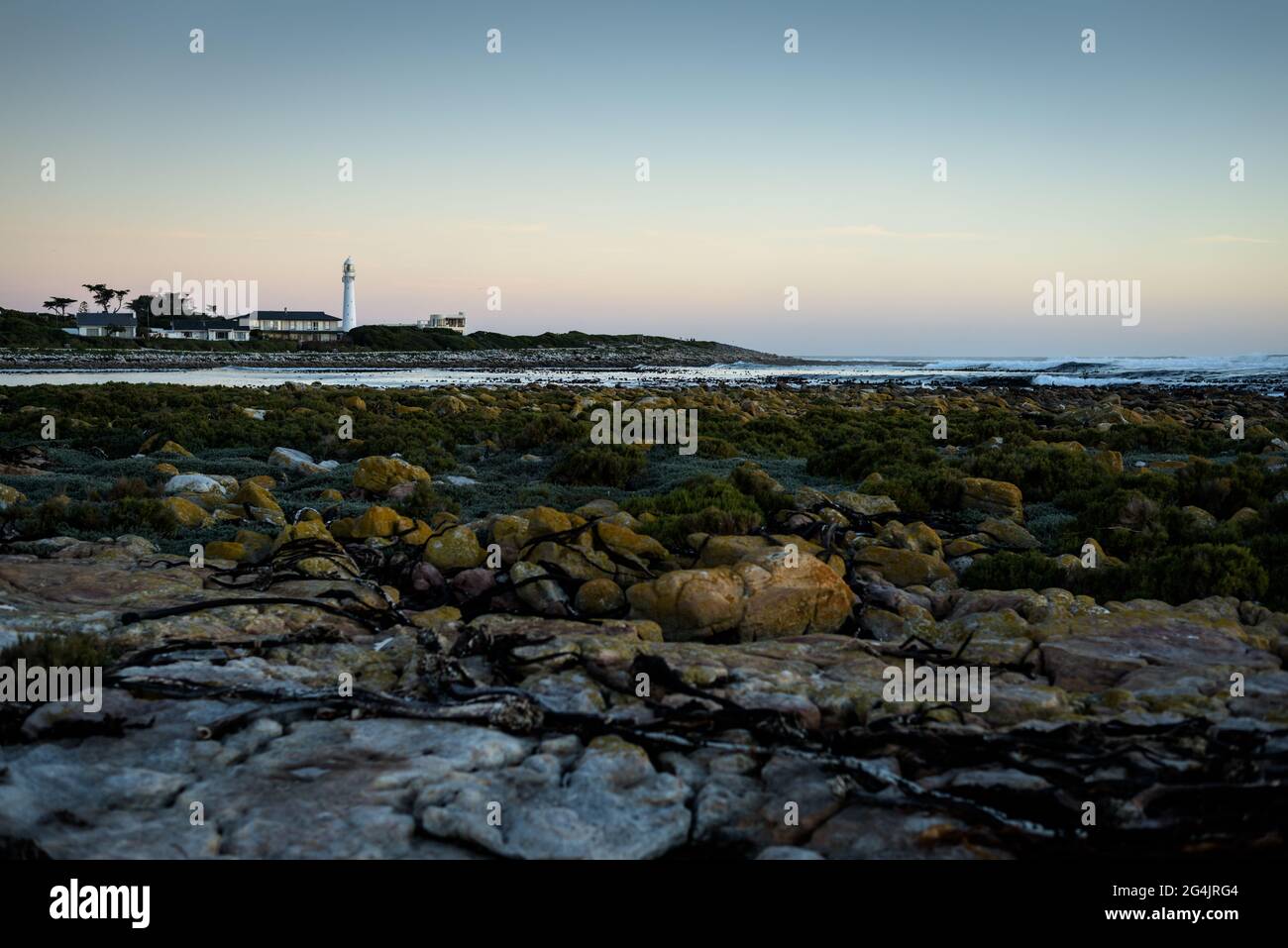 The Slangkop lighthouse in Kommetjie began operating in 1919 on South ...