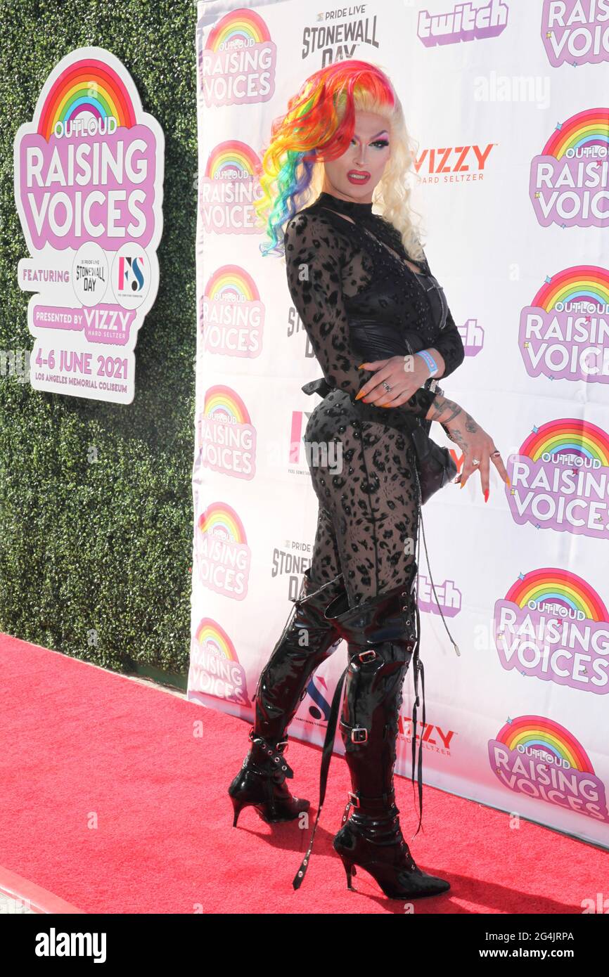 Singer Rhea Litré arrives at OUTLOUD: Raising Voices at Los Angeles ...