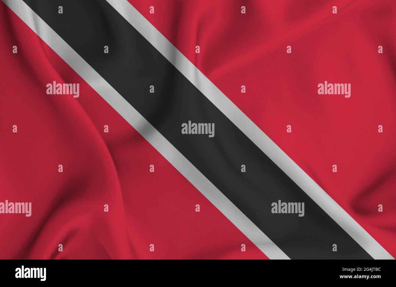Illustration of waving Trinidad and Tobago flag - great for background ...