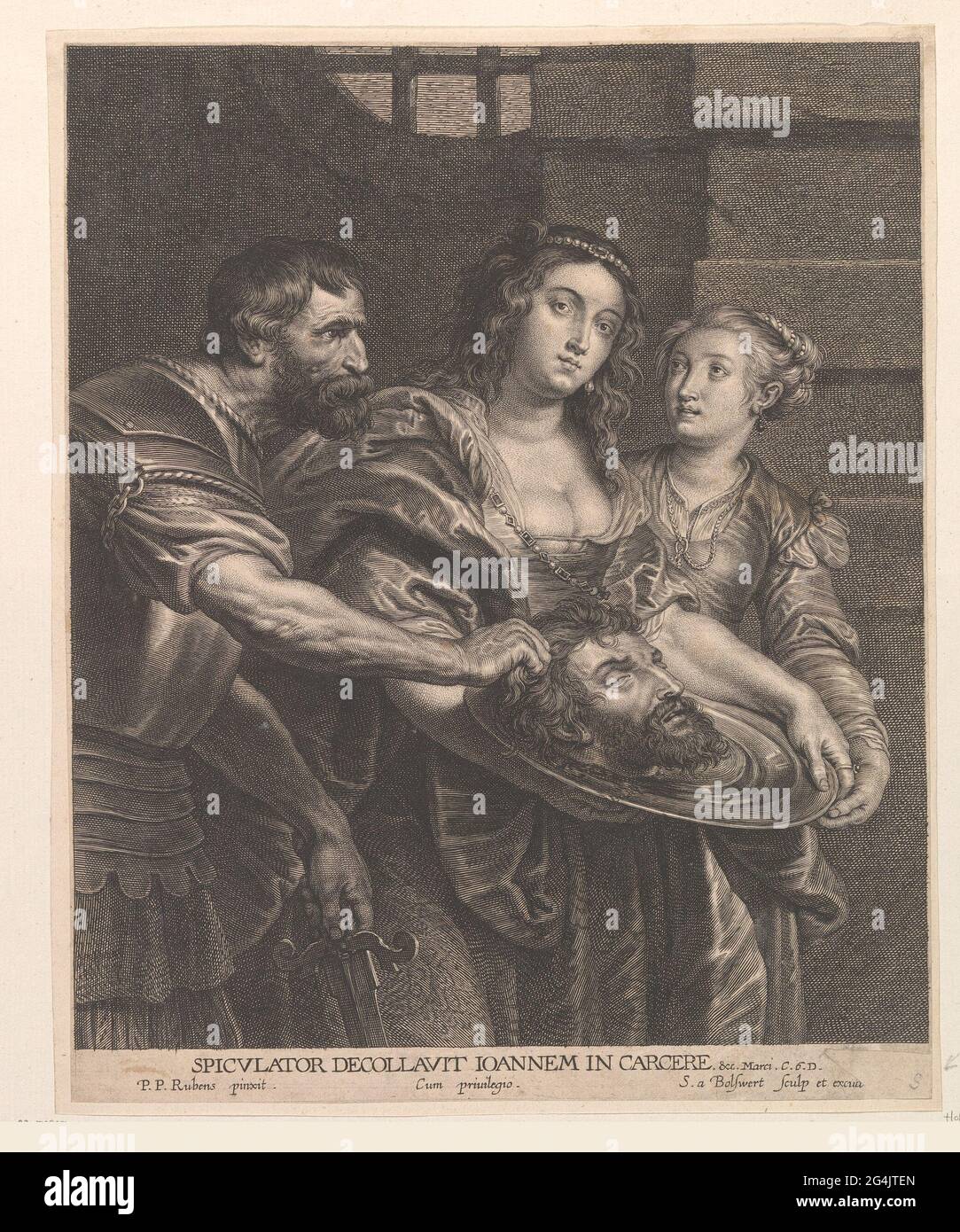 Salome with the head of John the Baptist Stock Photo - Alamy