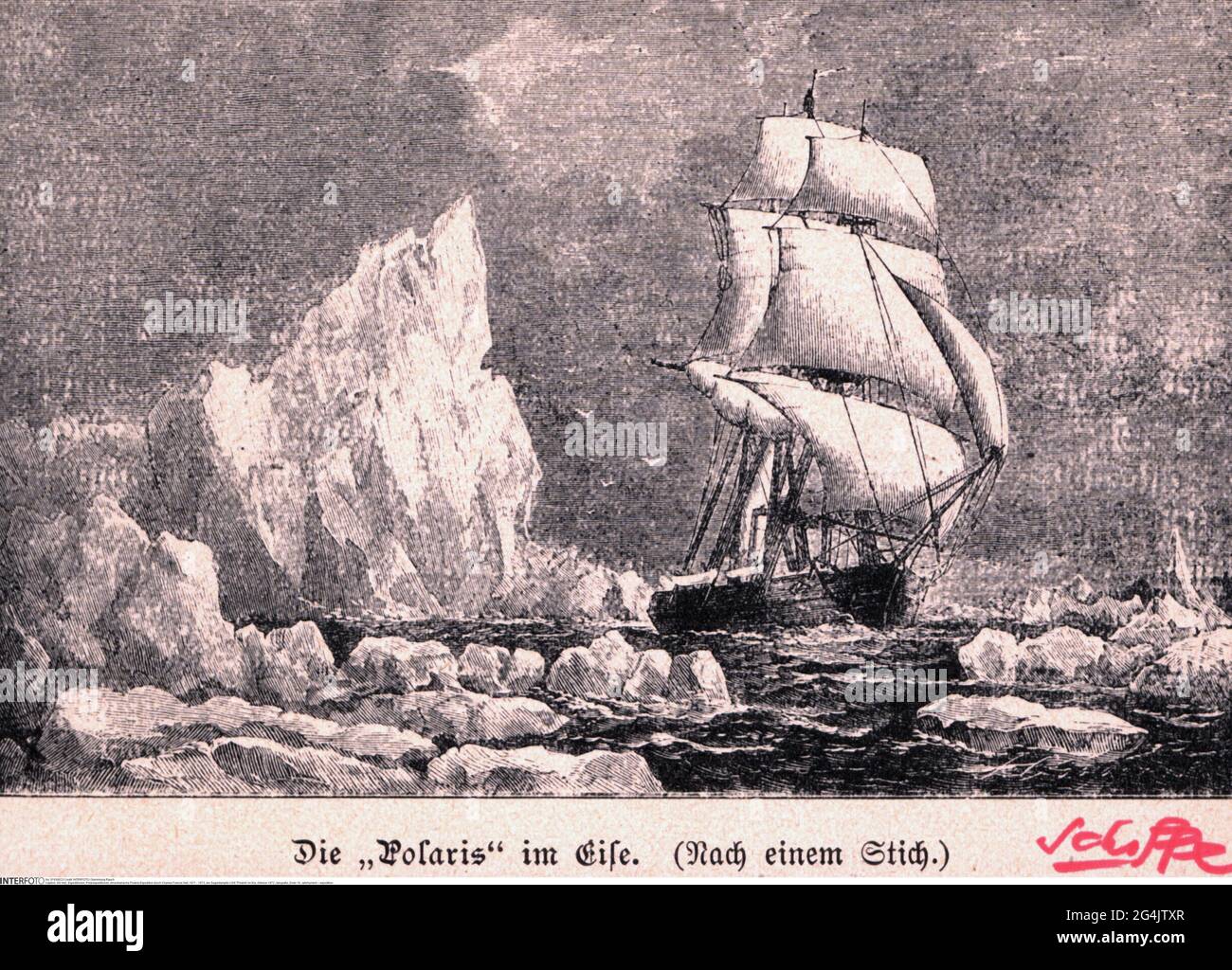 American polaris expedition by charles francis hall hi-res stock ...