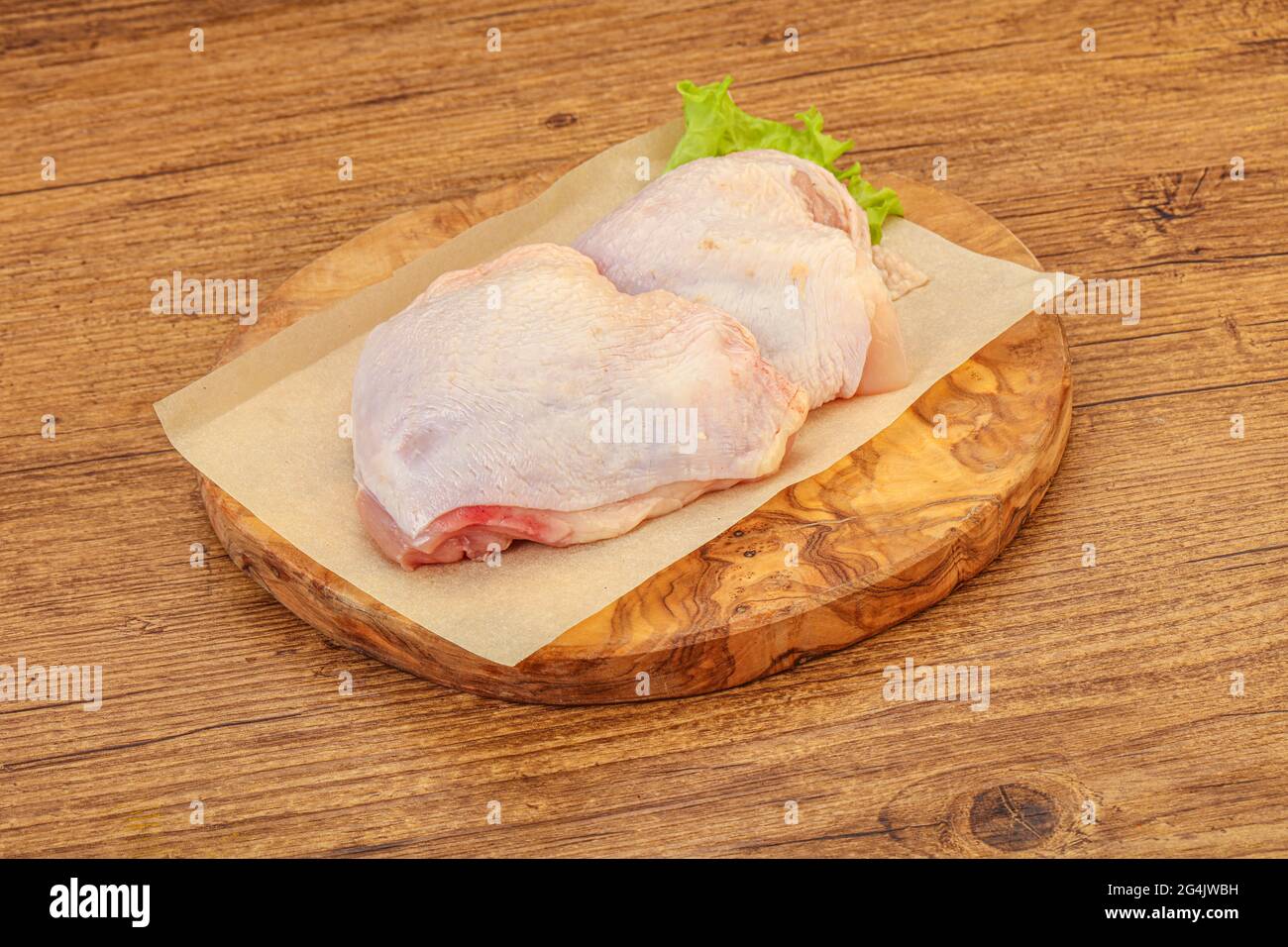 Raw chicken hip ready for cooking Stock Photo - Alamy