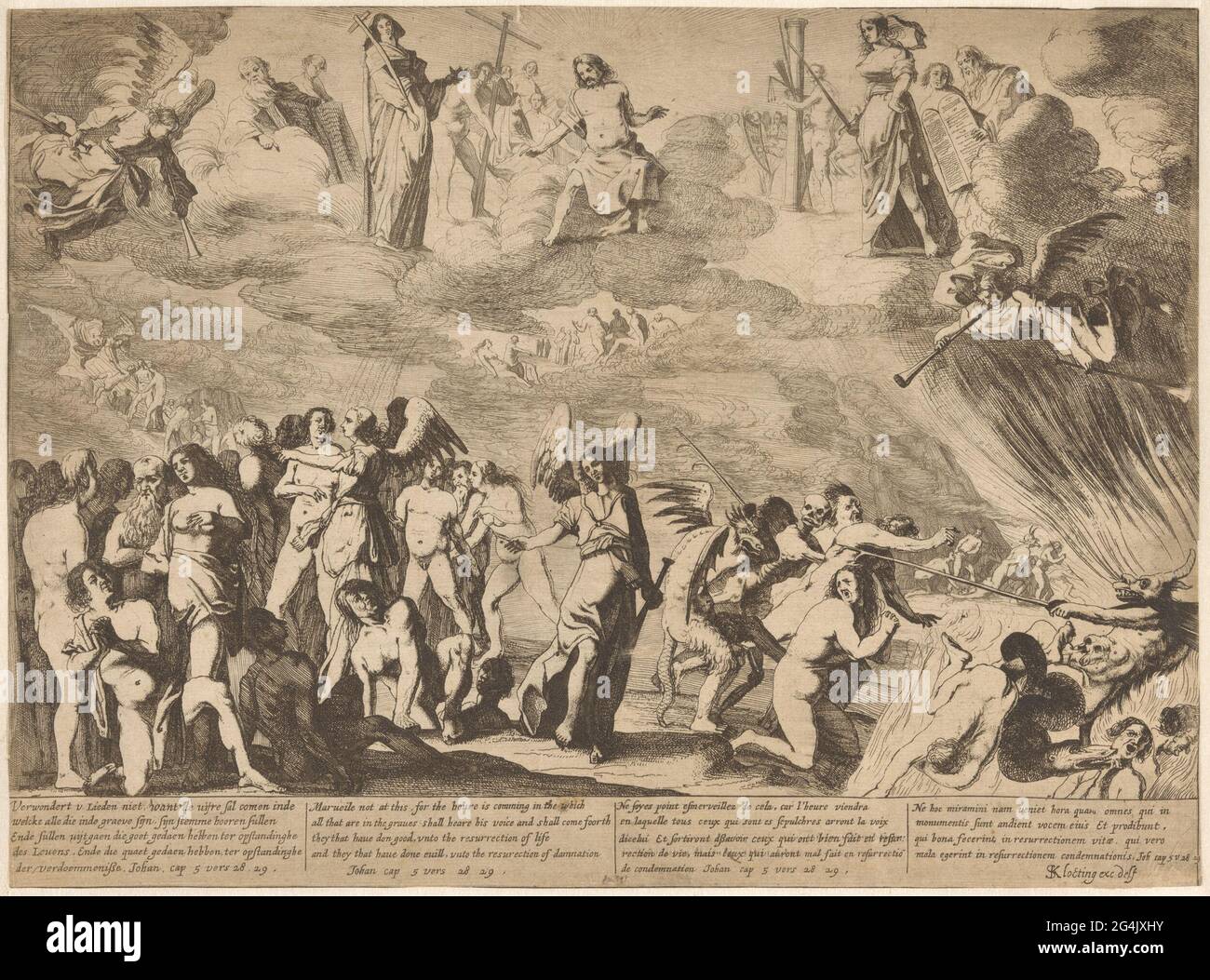 The final judgment. The last judgment with the outskirts, on the right ...