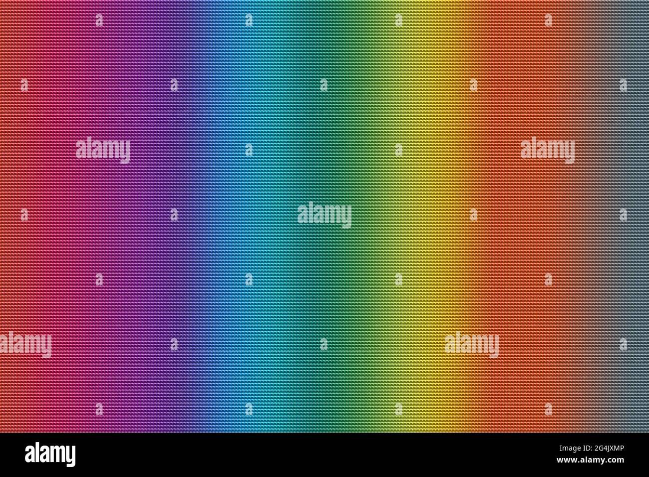 2D gradient rainbow background with tiny squares creating a mosaic ...
