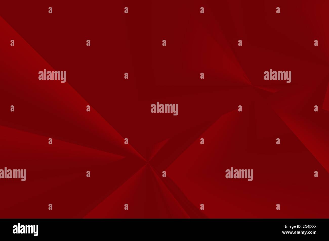 2D illustration of abstract lines and shapes on a vibrant red ...