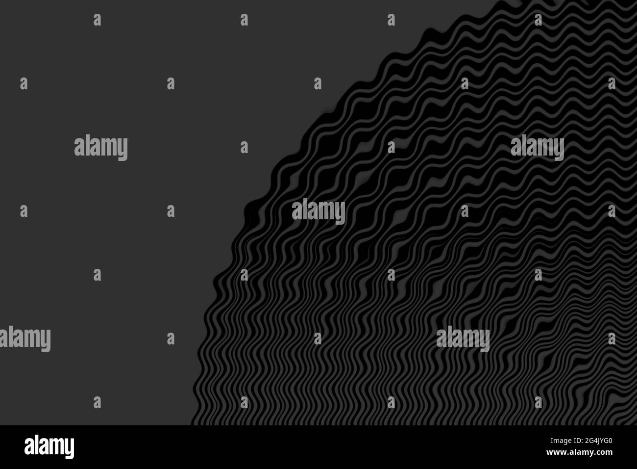 2D dark gray background with wavy circular patterns on the right side ...