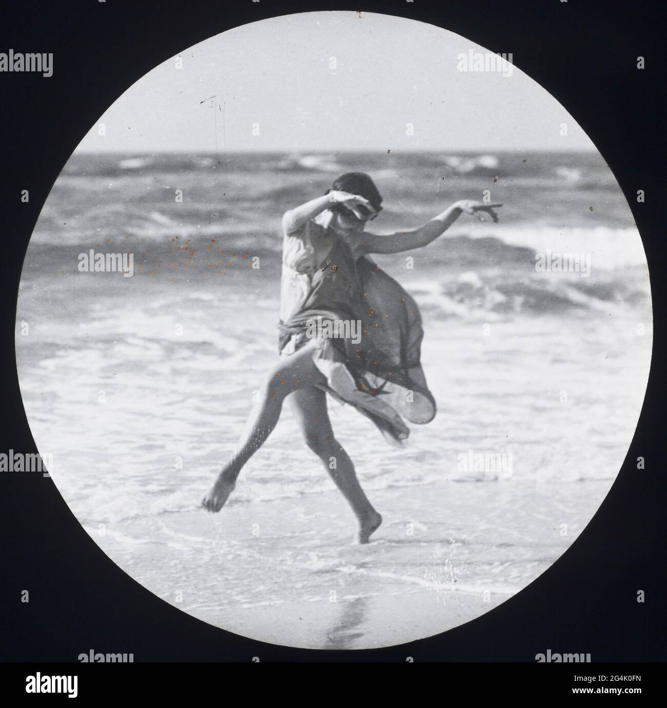 Vintage dance photographs by Arnold Genthe - Anna Duncan Stock Photo ...