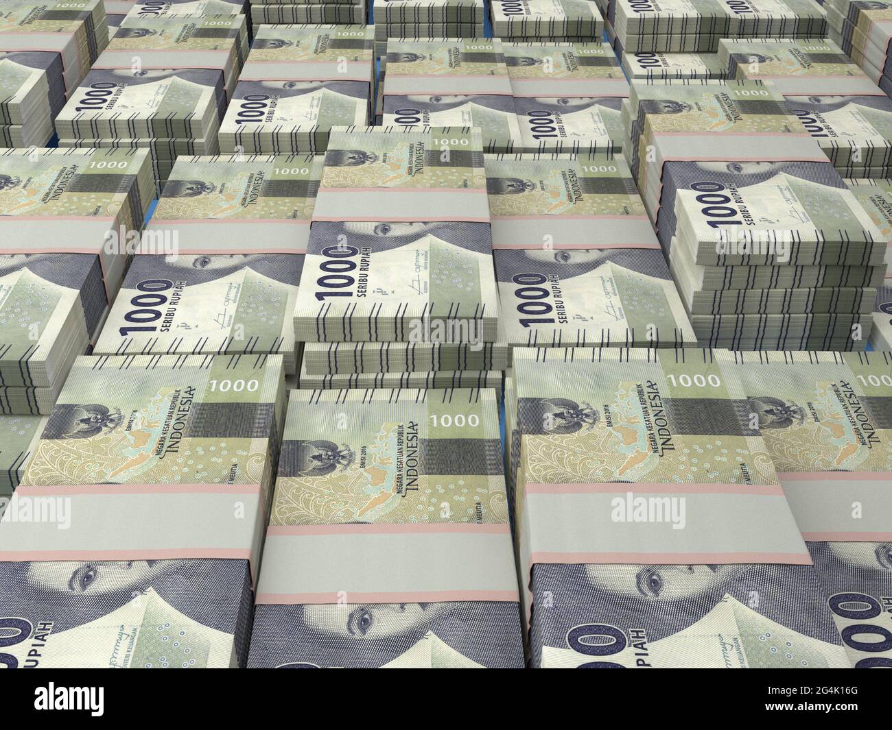 Money of Indonesia. Indonesian rupiah bills. IDR banknotes. 1000 ...