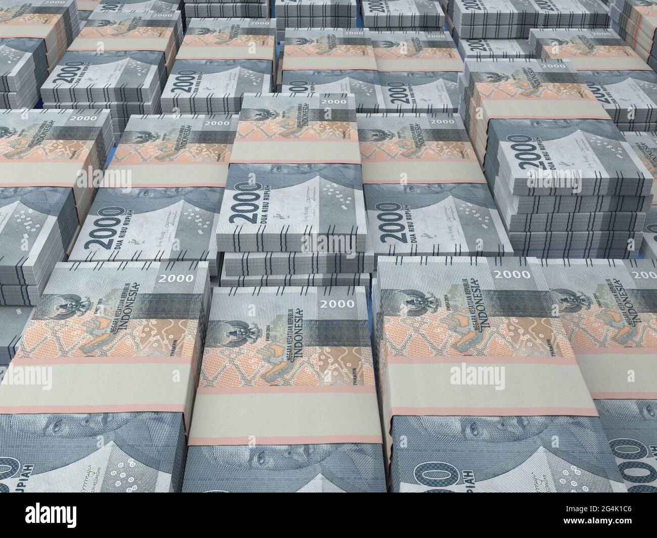 Money of Indonesia. Indonesian rupiah bills. IDR banknotes. 2000 ...