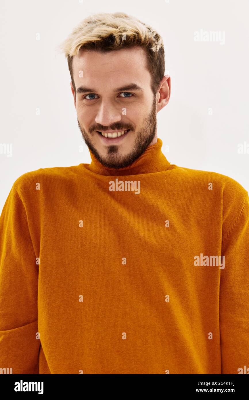 man fashion self-confidence modern style mens clothing studio Stock ...