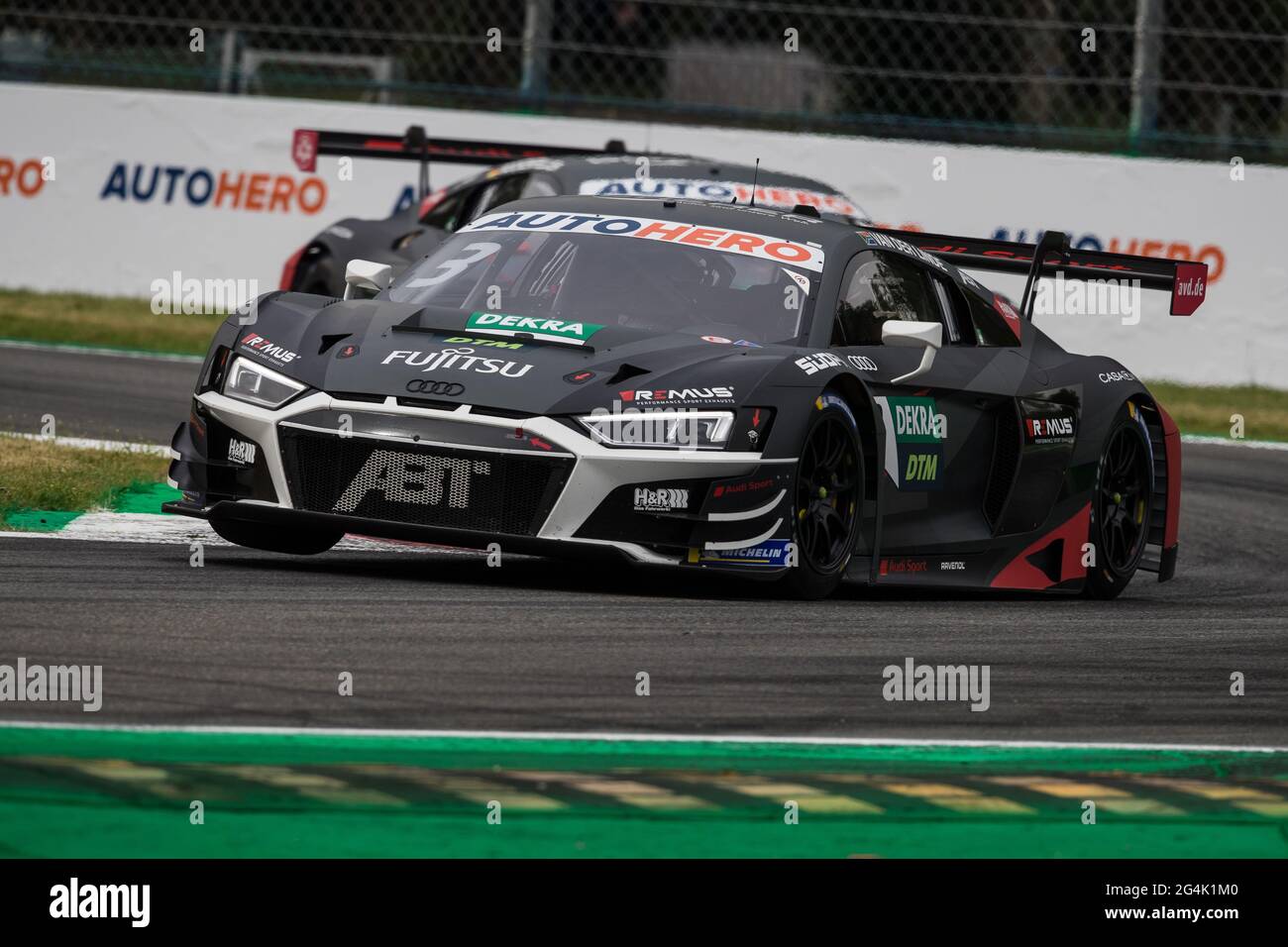 Kelvin van der Linde, ABT Sportsline, Audi R8 LMS, DTM 2021, Autodromo Nazionale Monza Stock ...