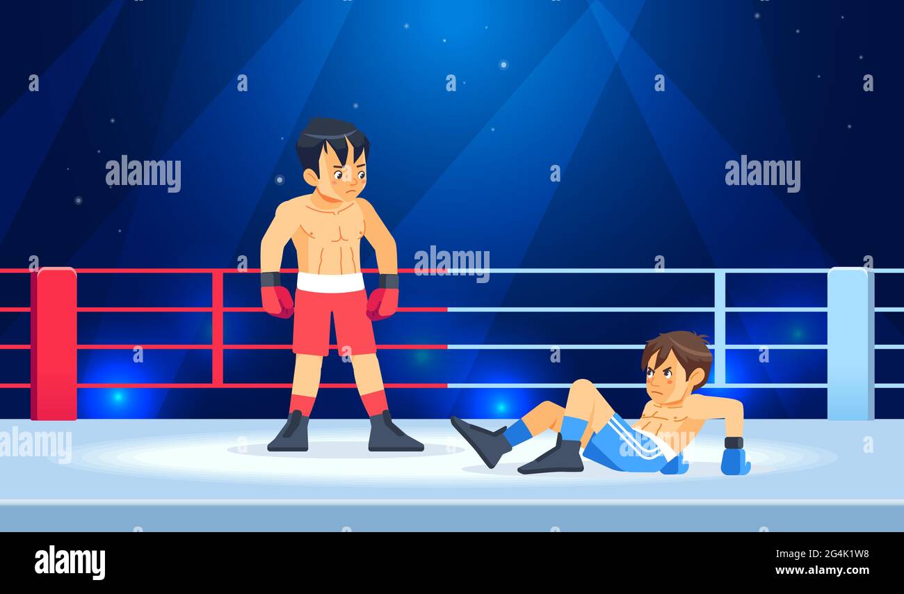 Beaten boxer Stock Vector Images - Alamy