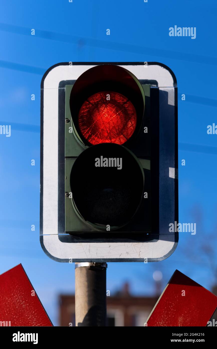 Car Stop Way Blue Sky High Resolution Stock Photography and Images - Alamy