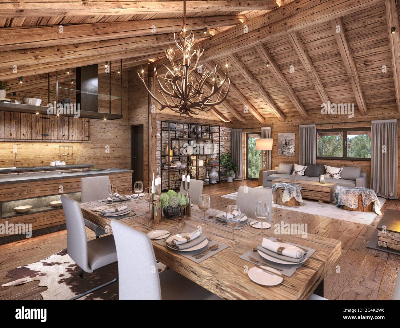 Chalet style hi-res stock photography and images - Alamy