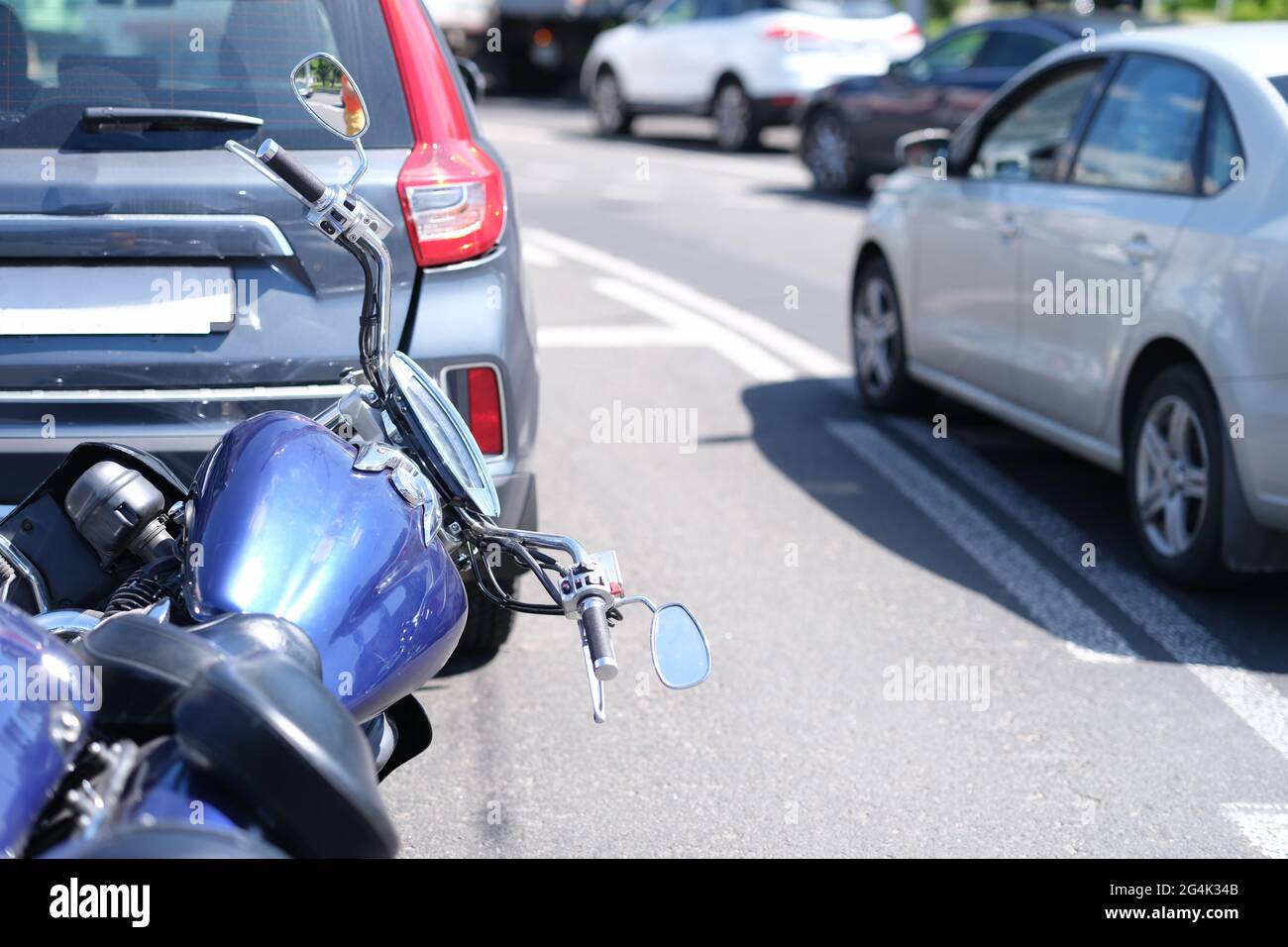 Motorcycle emergency repair hi-res stock photography and images - Alamy