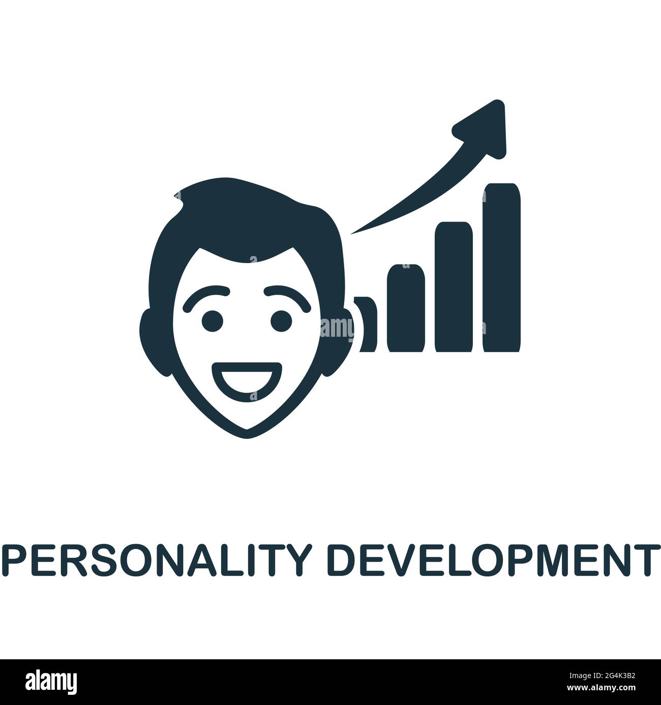 Personality Development icon. Monochrome simple element from soft skill ... Personality Development icon. Monochrome simple element from soft skill ...