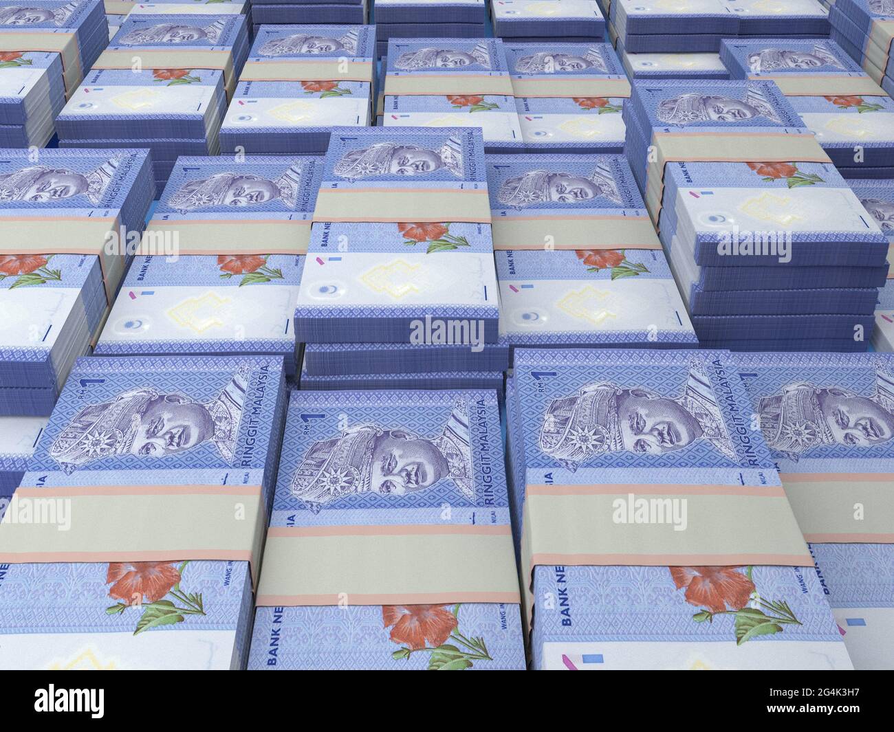 Money of Malaysia. Malaysian ringgit bills. MYR banknotes. 1 ringgits ...