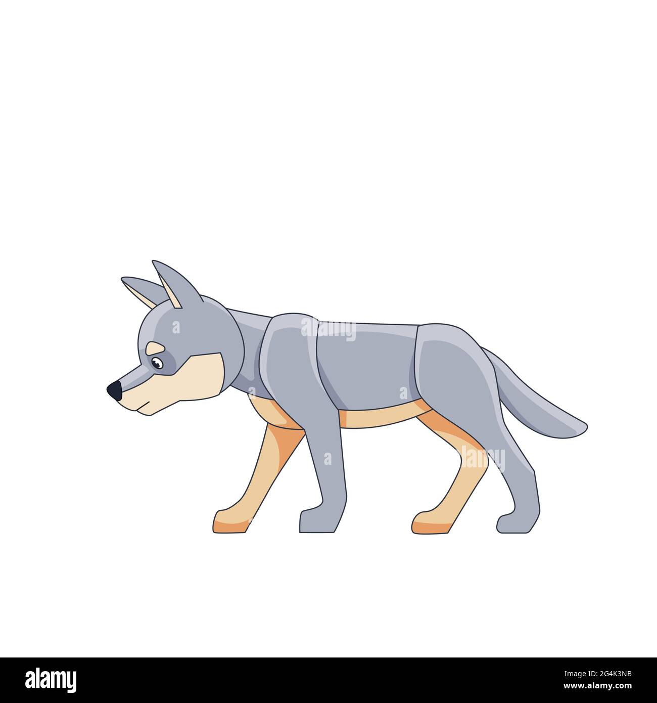 Chibi Wolf Pup Howling