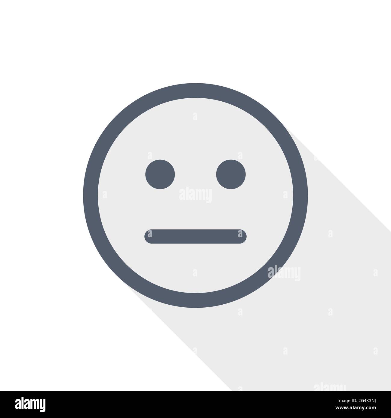 Smiley emoticon facial expression neutral hi-res stock photography and ...