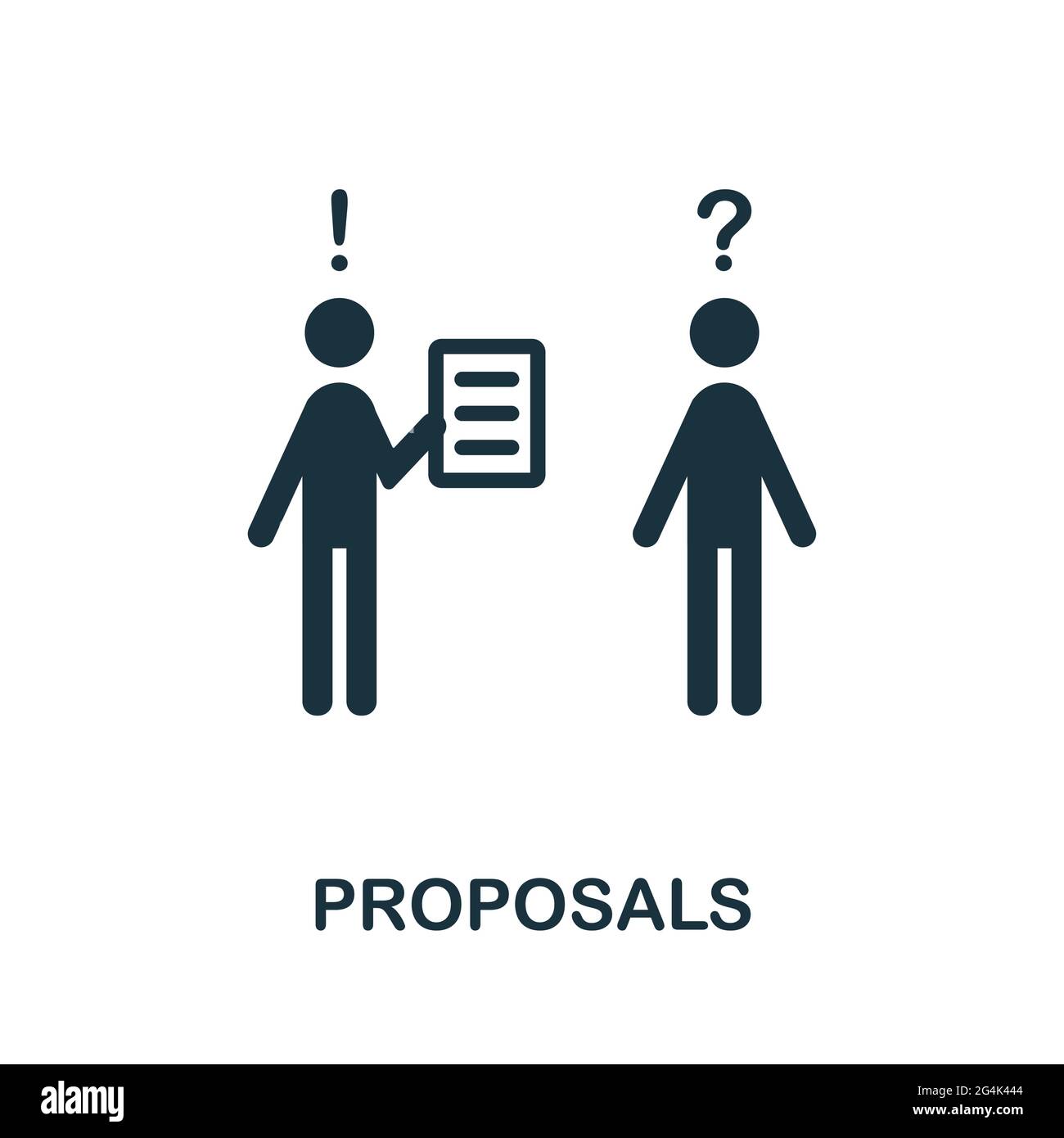 Proposals icon. Monochrome simple element from soft skill collection ... Proposals icon. Monochrome simple element from soft skill collection ...
