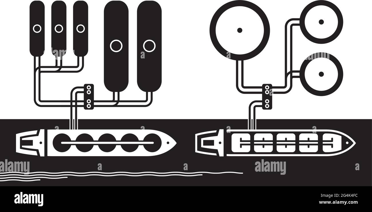 Oil and gas terminal Stock Vector Images - Alamy