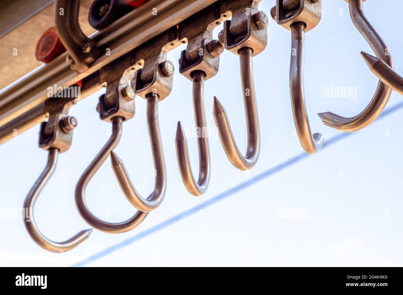 Meat hooks empty hi-res stock photography and images - Alamy