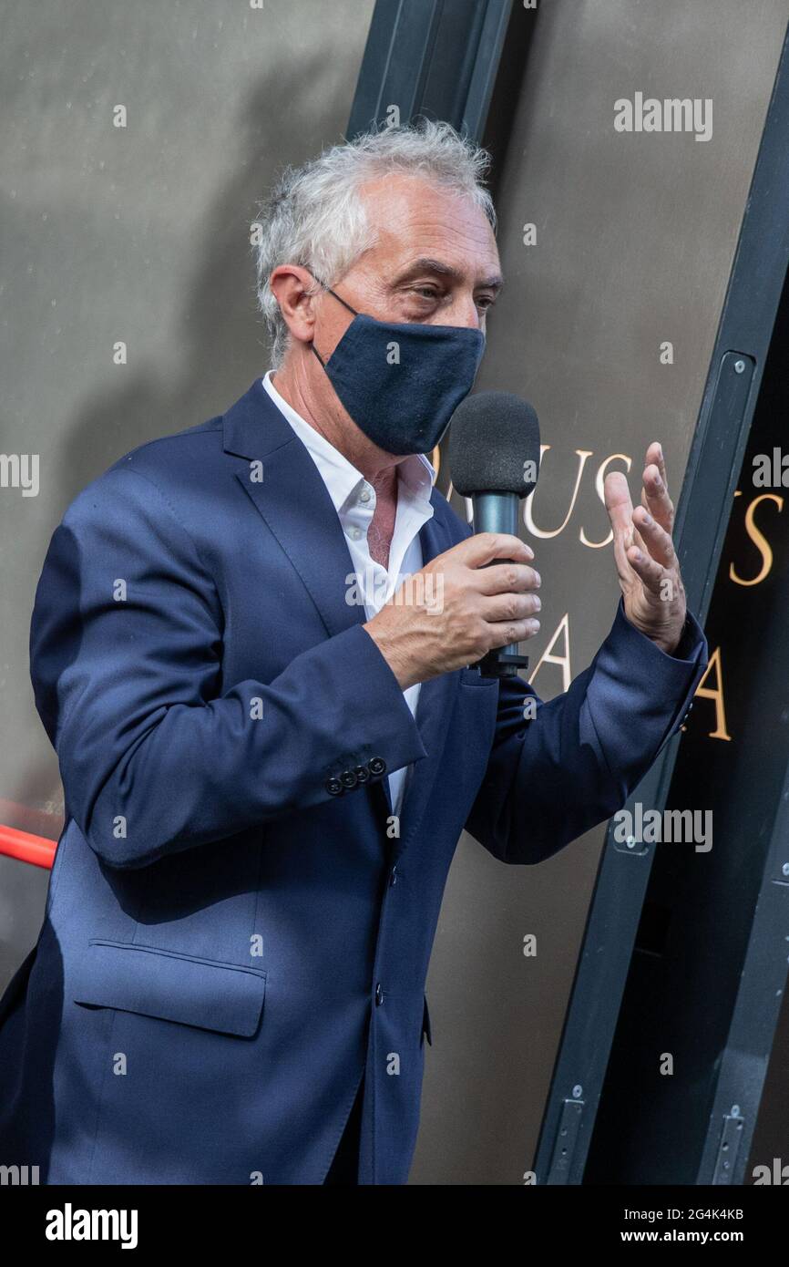 Rome, Italy. 21st June, 2021. Rome, Presentation of the exhibition ...