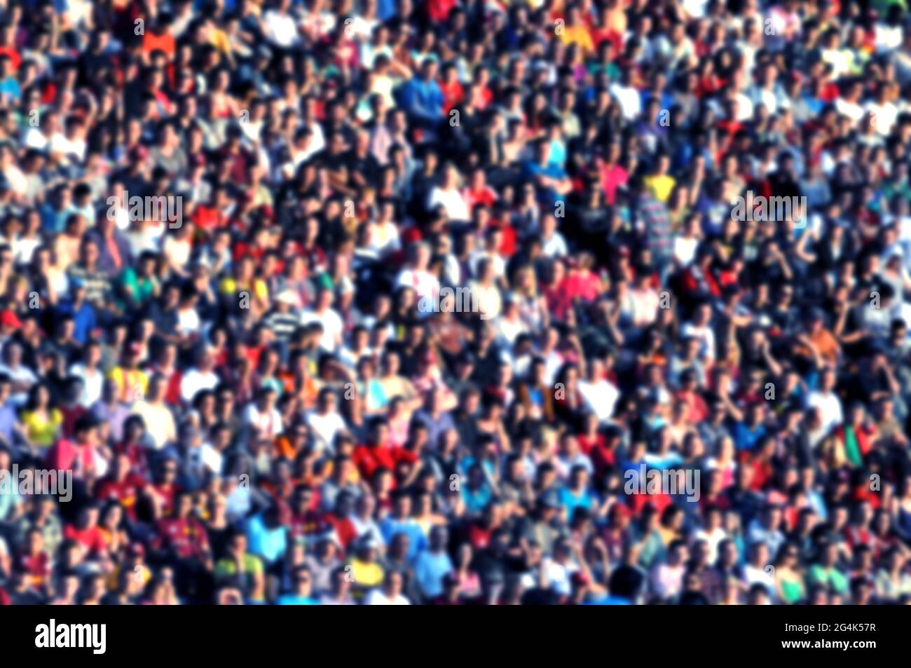 Blurred crowd of spectators in a stadium Stock Photo - Alamy